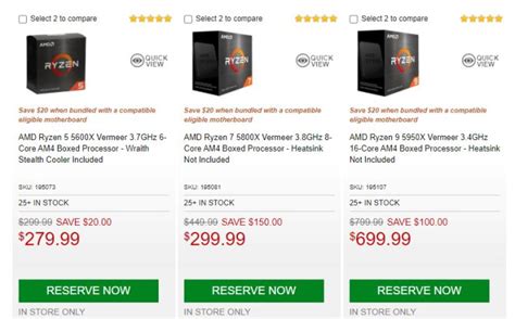 Microcenter Is Blowing Out AMD Ryzen CPUs And Ryzen 7 5800X Is Only 299 HotHardware