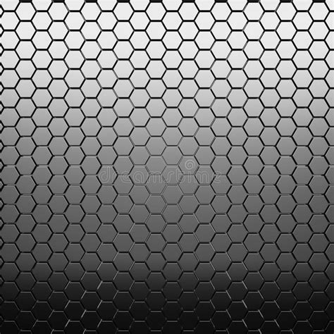 futuristic and technological hexagonal background 3d rendering stock