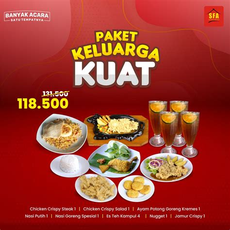 Paket Keluarga Di Sfa Steak And Resto Sfa Steak And Resto