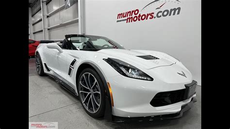 2017 Corvette C7 Grand Sport Convertible 3lt Auto Arcitc White On
