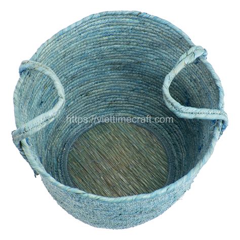Eco Friendly Storage Basket Made Of Corn Husk Vietnam