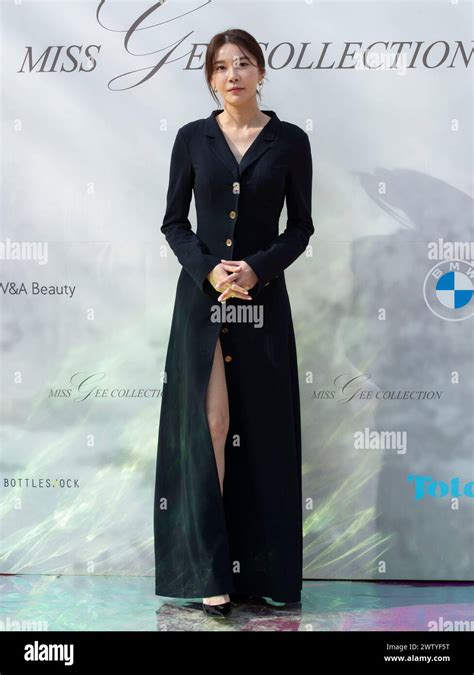 Seoul South Korea 20th Mar 2024 South Korean Actress Cha Ye Ryun