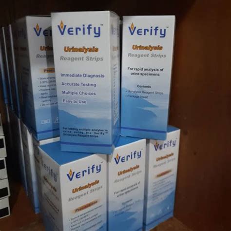 Jual Verify Urinalysis Reagent Strips Parameter Stik Urine Parameter Verify Shopee