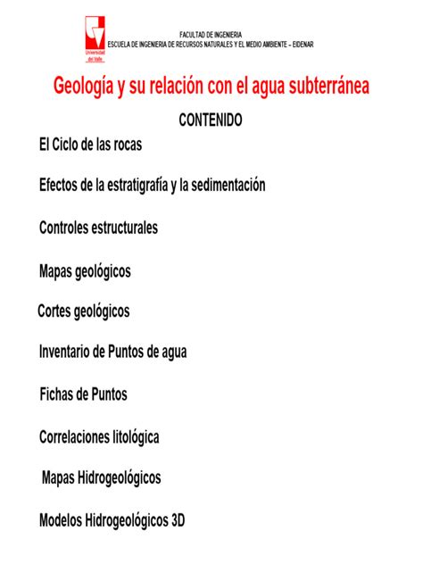 Prese 03 Geología Rela As Pdf Roca Geología Estrato