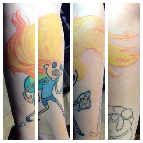Adventure Time Sleeve By Ironbloodtattoos On Deviantart