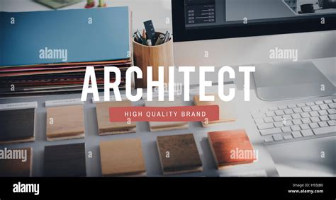 Architect Designer Engineer Creative Occupation Expertise Concept Stock