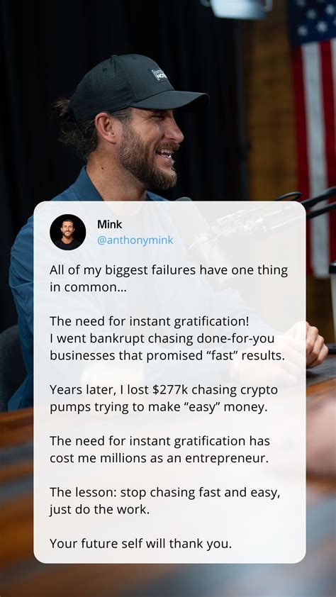 Anthony Mink On Linkedin Stop Chasing Easy Start Seeking Hard