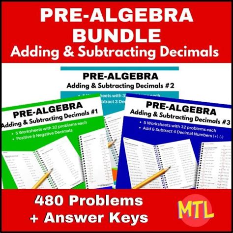 Decimals Adding And Subtracting My Teaching Library