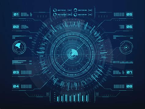 Futuristic Infographics Of Hud Ui Interface 23518964 Vector Art At Vecteezy