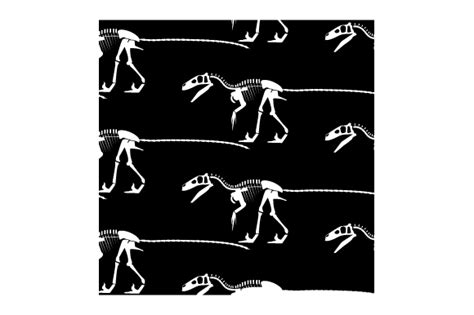 Dinosaur Fossil Pattern Svg Cut File By Creative Fabrica Crafts