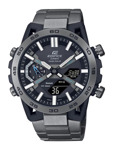 Buy Casio Men Edifice Ecb 2000dc 1adf Black Ana Digi Dial Gray