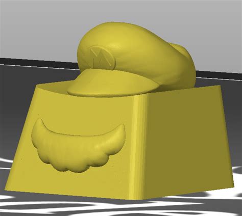 Mario Keycap Mustache And Cap By Bair Download Free Stl Model