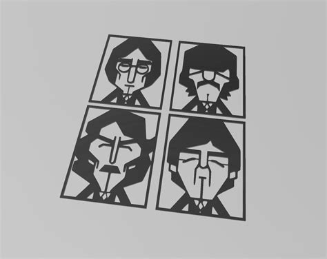 Beatles Logo Drawings