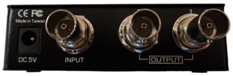 SDI Video Splitter One BNC In Two BNC Out HD SDI 3G SDI SD SDI