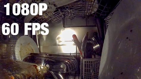 Inside dishwasher at 60 FPS - Bosch Super Silence full cycle - YouTube