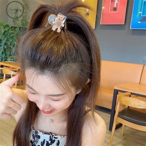 Fixed Gripping Clip Bear Hair Clip Cartoon Metal Shark Clip Hair Gripping Headdress Female