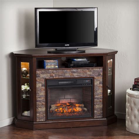 Corner Fireplaces With Tv Stand