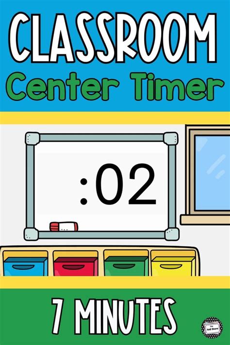 Classroom Timer For Centers 5 Minute Clean Up