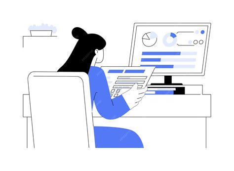 Premium Vector Survey Data Visualization Abstract Concept Vector