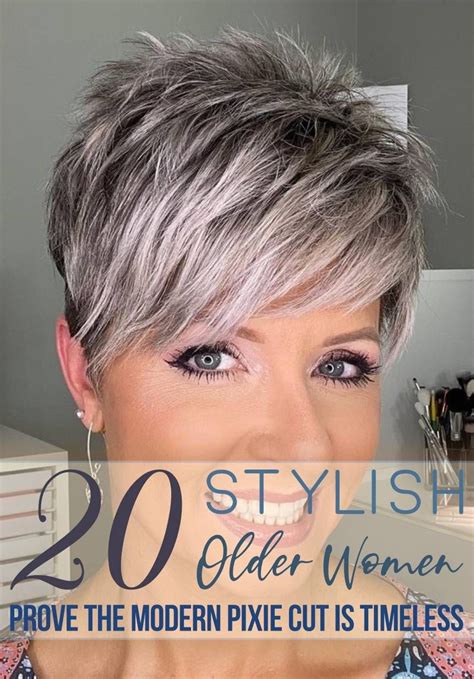 Pixie Cut With Fringe Pixies For Older Women Over 50