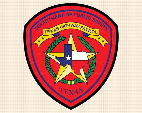 Texas Highway Patrol Patch Svg Bundle Texas Highway Patrol Badge Svg