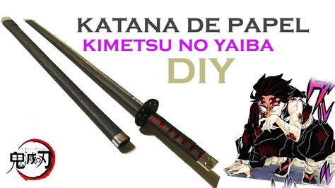 Cómo hacer katanas de Kimetsu No Yaiba con una hoja de papel Tutorial
