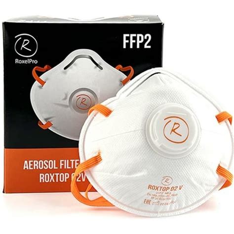 Противоаэрозольный респиратор RoxelPro ROXTOP 02V 2-й степени защиты, с ...