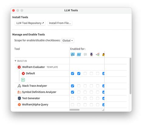 Feature Llm Tool Configuration Ui · Issue 333 · Wolframresearch