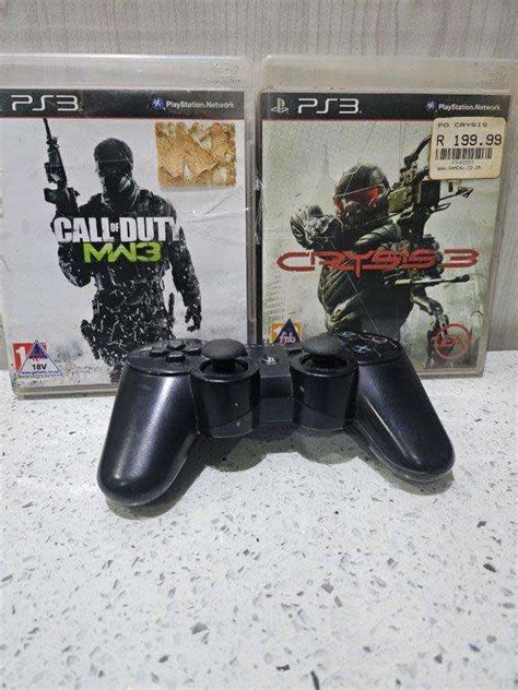 Playstation Ps3 Game And Controller Bundle Call Duty Mw3crysis 3 Was Sold For 22000 On 28