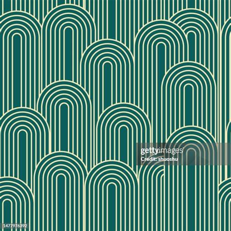 390 Green Art Deco Background High Res Illustrations Getty Images