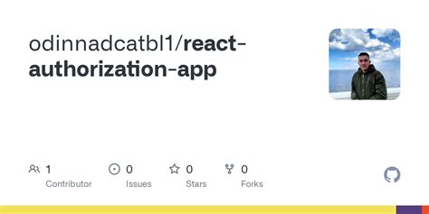 Github Odinnadcatbl1react Authorization App