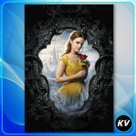 Картина на холсте Фильм Красавица и чудовище Эмма Уотсон 1-2 40х60 см ...