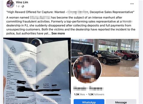 Scam Fb Posting Screenshot Paul Tans Automotive News