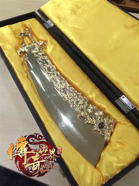 《传奇世界》历年来推出过哪些极品周边？屠龙宝刀堪称永恒经典！ 知乎