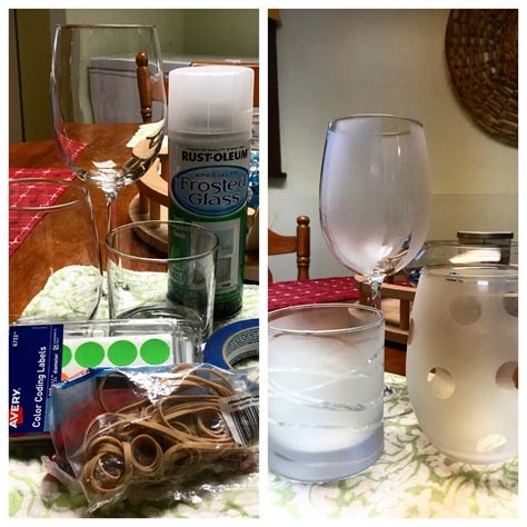 Diy Frosted Glasses Diy Valentines Ts Valentines Diy Valentine Ts