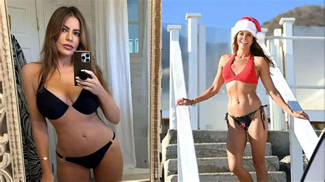 Sofia Vergara Brooke Burke And More Celebs Heat Up Christmas Week In