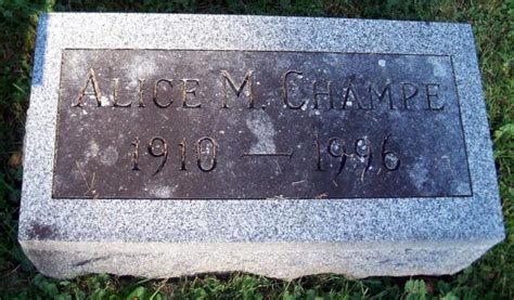 Alice Barbara Mccully Champe 1910 1996 Find A Grave Memorial