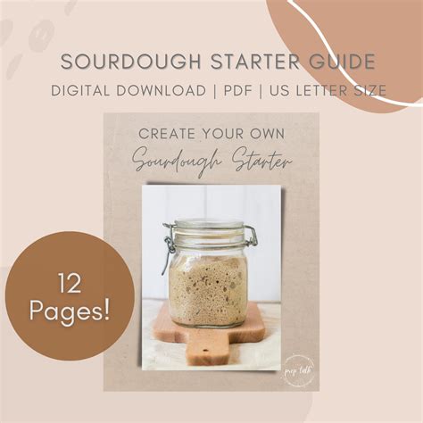Sourdough Starter Digital Guide For Beginners Learn How To Make