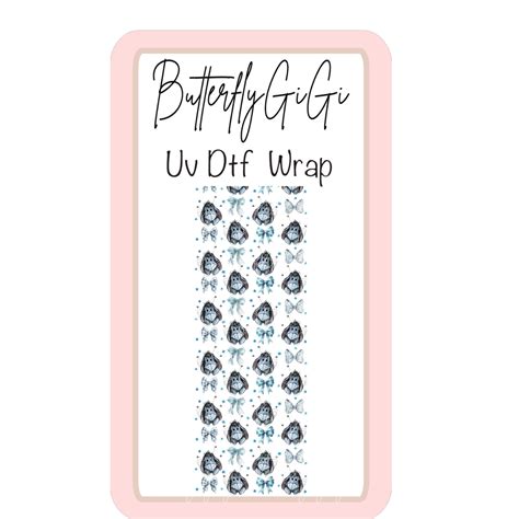 Eeyore Coquette Uv Dtf Wrap Butterflygigi