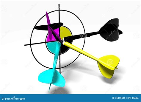 Printing Cmyk Marks Offset Print Calibration Marks Gradient Color