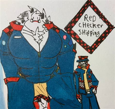 Red Checker Shipping Doodle By Lambda Fallout125 On Deviantart