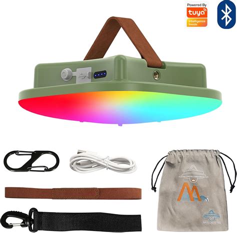 Moslighting Linterna De Camping Recargable Luz Inteligente Led Con