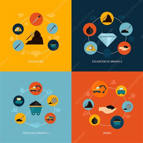 Mining Illustration Stock Image F0198311 Science Photo Library
