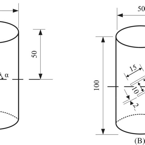 Schematic Diagram Of Single And Double Cracks Specimens Unit In Mm Download Scientific
