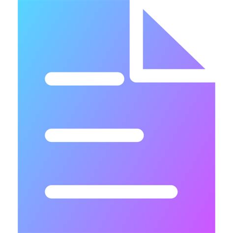 Document Generic Flat Gradient Icon