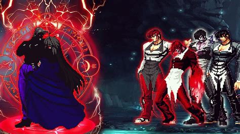 KOF Mugen Dark Banished Rugal Vs Iori Yagami Team YouTube