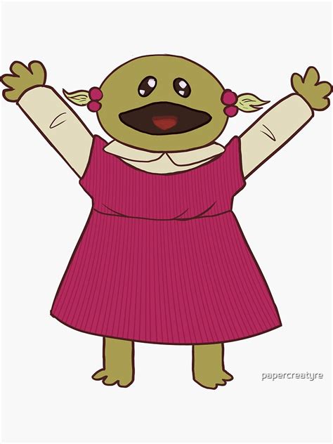 Nanalan Mona Sticker For Sale By Papercreatyre Redbubble