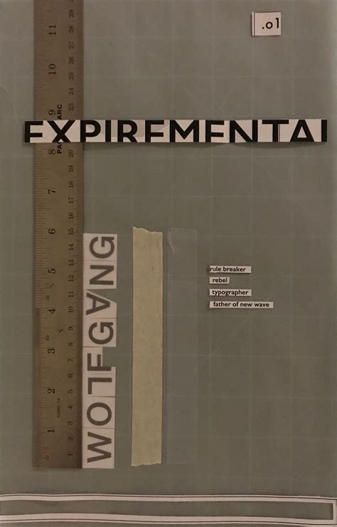 Poster Wolfgang Weingart Homage On Behance
