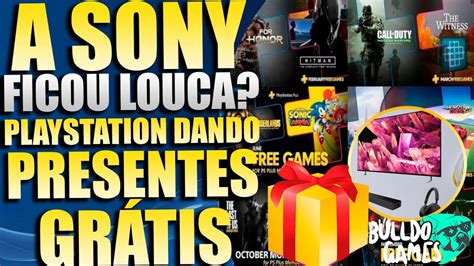 A SONY FICOU LOUCA PLAYSTATION DANDO PRESENTES GRÁTIS P JOGADORES