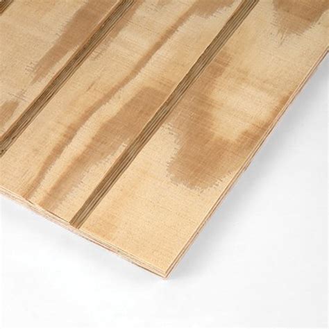 Plytanium 4 In Groove Pattern 03437 In X 480 In X 960 In Syp Plywood